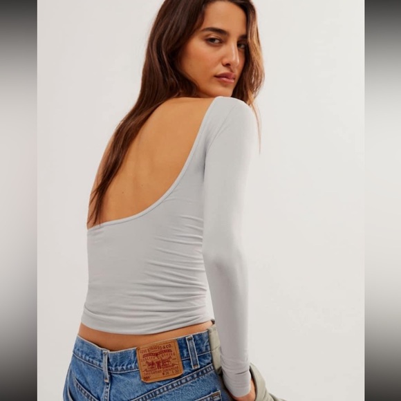 Free People | Tops | Free People Intimately Seamless Low Back Long ...
